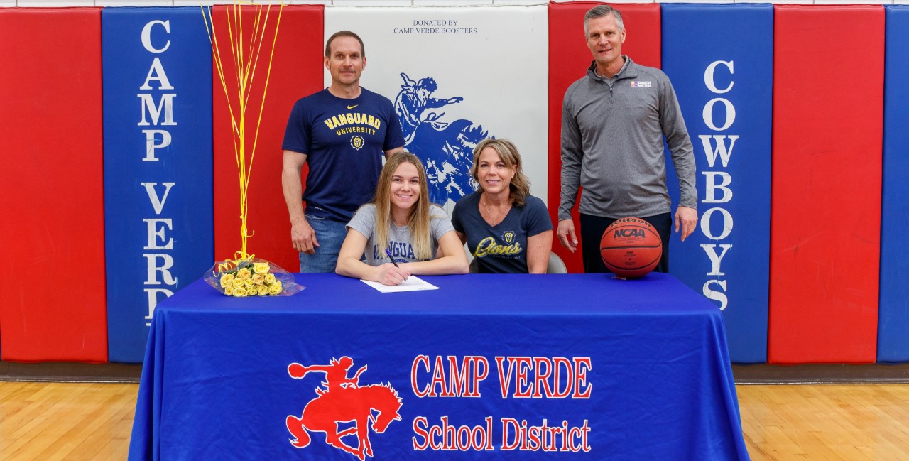 Camp Verde basketball star Tanna Decker signs for Vanguard University ...