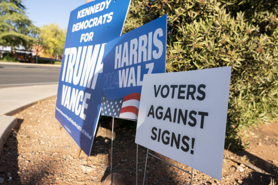Political signs beset by theft and vandalism - Journalaz.com